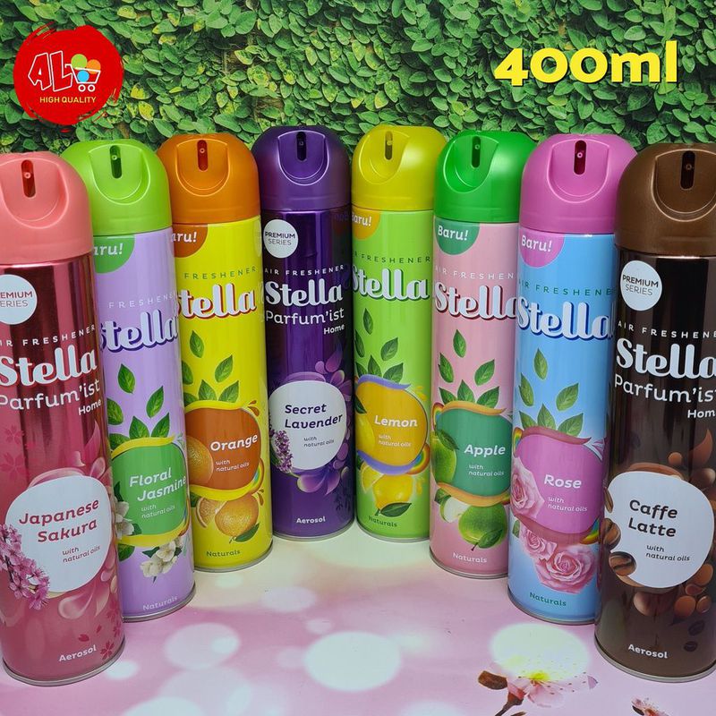 Pengharum ruangan Spray Stella Home Semprot Botol 400ml