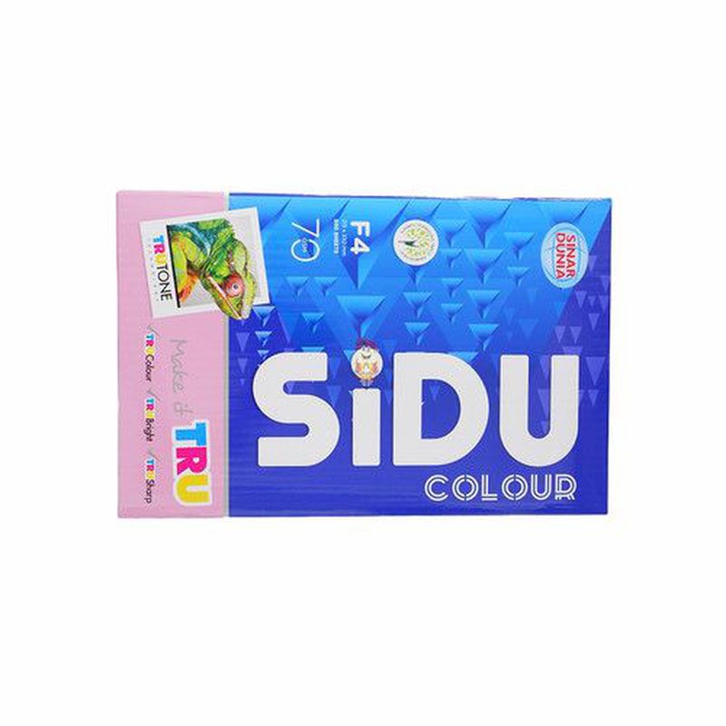 Kertas HVS Folio F4, 70 gram, warna merah muda