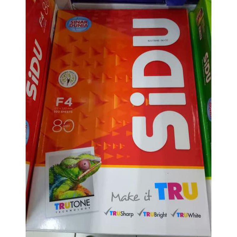 Kertas HVS F4 80gr/gsm SiDU