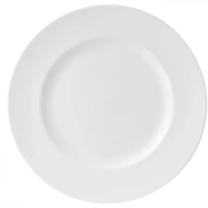 PIRING MAKAN PUTIH POLOS