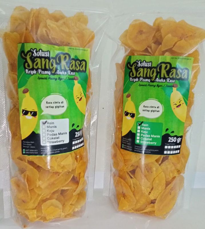 Keripik Pisang "Solusi" - Cokelat