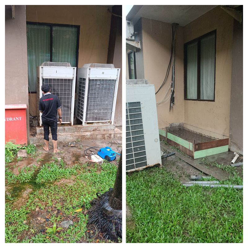 Dudukan Outdoor AC Central