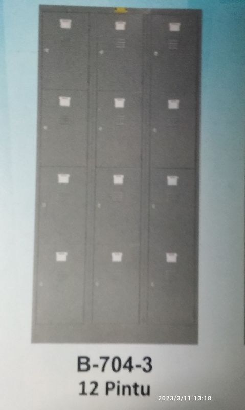 Loker Brother B704-3 ( 12 Pintu) Warna Biru