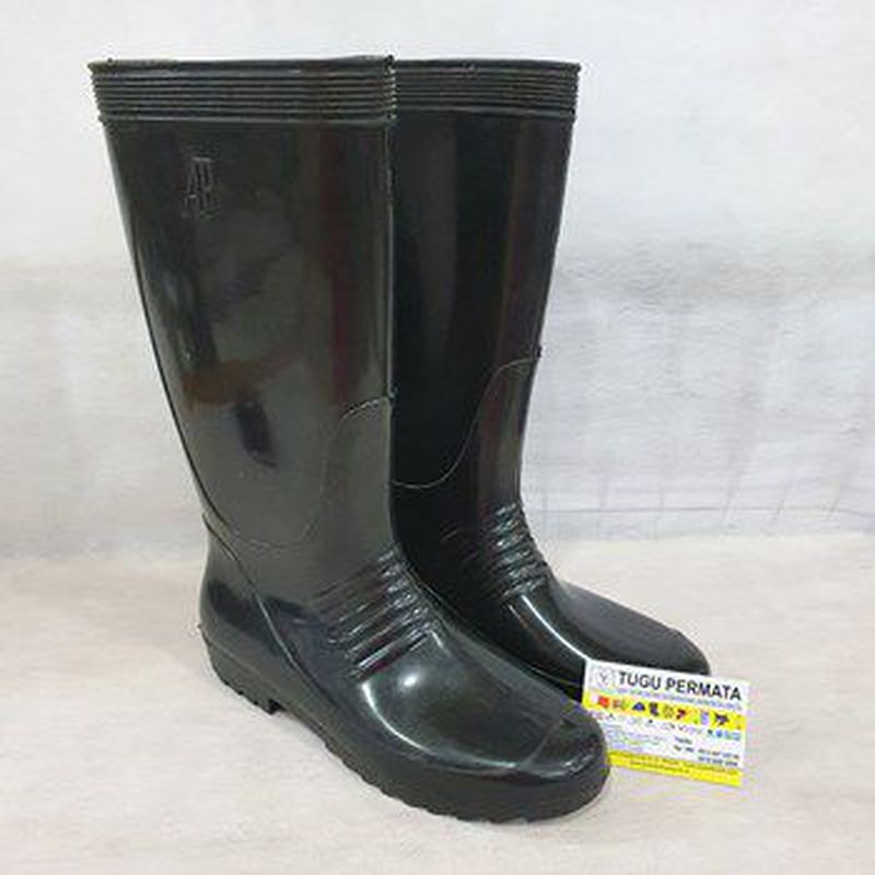SEPATU BOOT TINGGI AP BOOTS AP 2 BLACK - 27