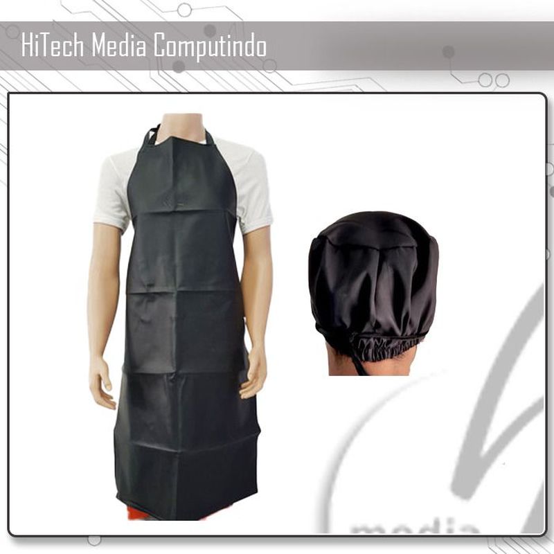 PAKET APRON + HEAD CAP