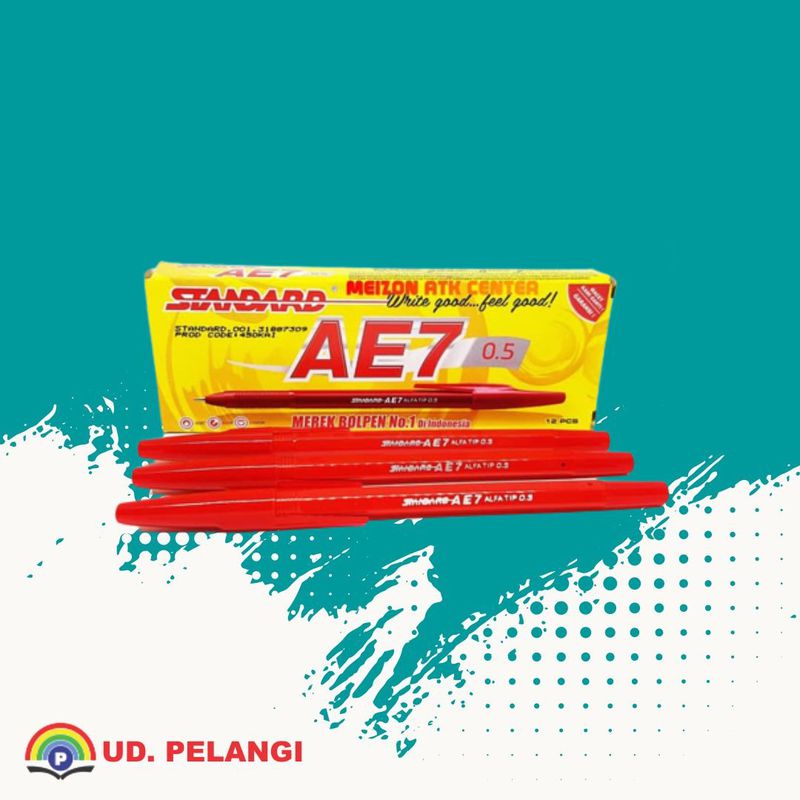 BALLPOINT STANDARD AE7 - MERAH