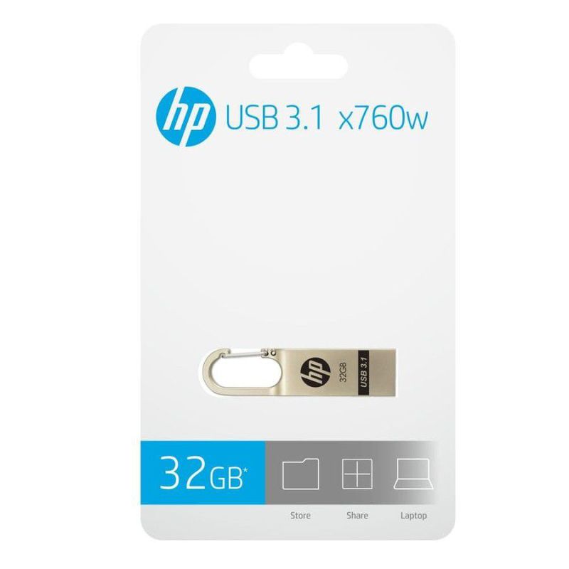 FLASHDISK HP USB x760 USB 3.1 Original - 64 GB