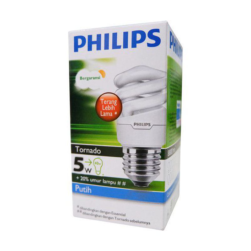 PHILIPS Tornado 5W CDL E27