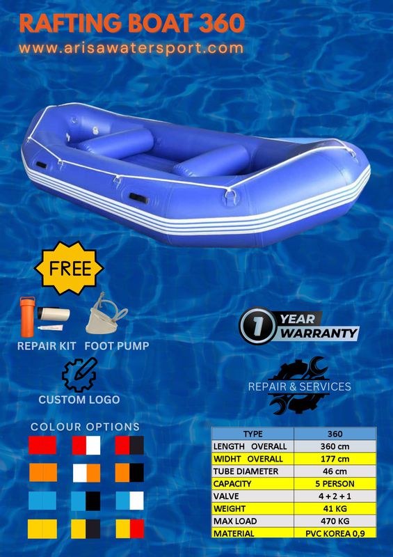 Perahu Karet Rafting 360 - Mix