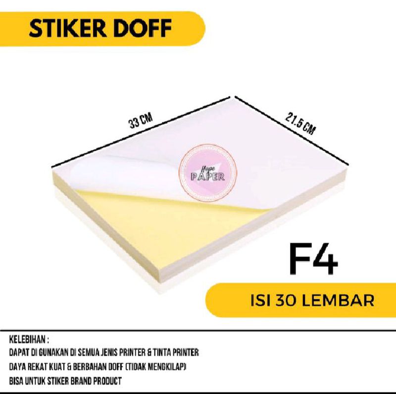Stiker doff F4
