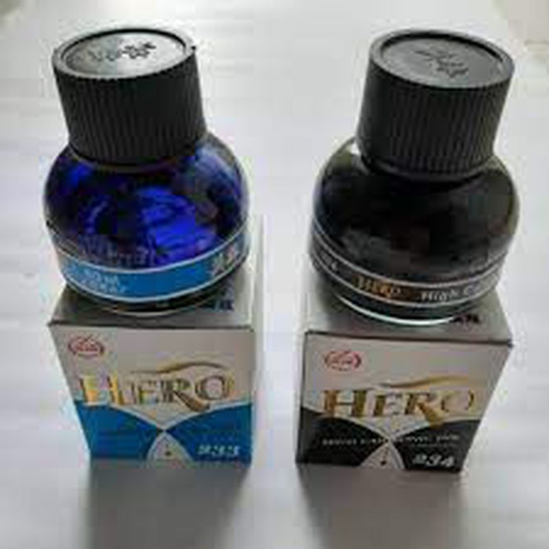 Tinta Stempel Warna Biru Hero