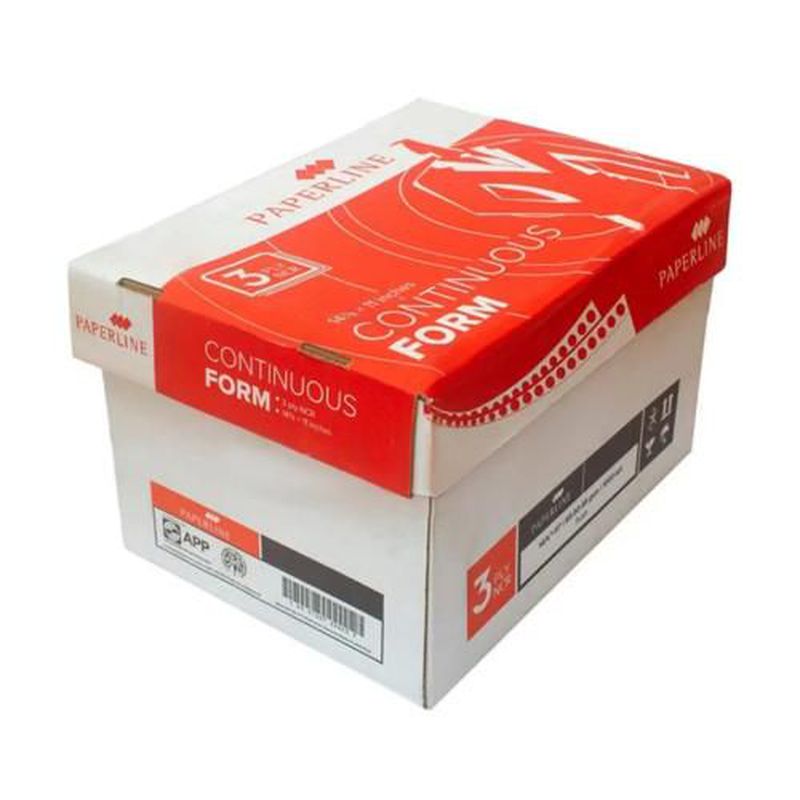PAPERLINE CONTINUOUS FORM 3 PLAY 14 7/8 X 11 INC WARNA