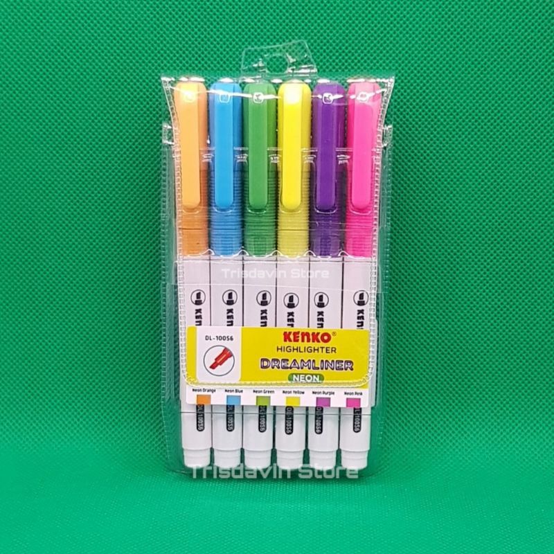 HIGHLIGHTER KENKO NEON 6 WARNA