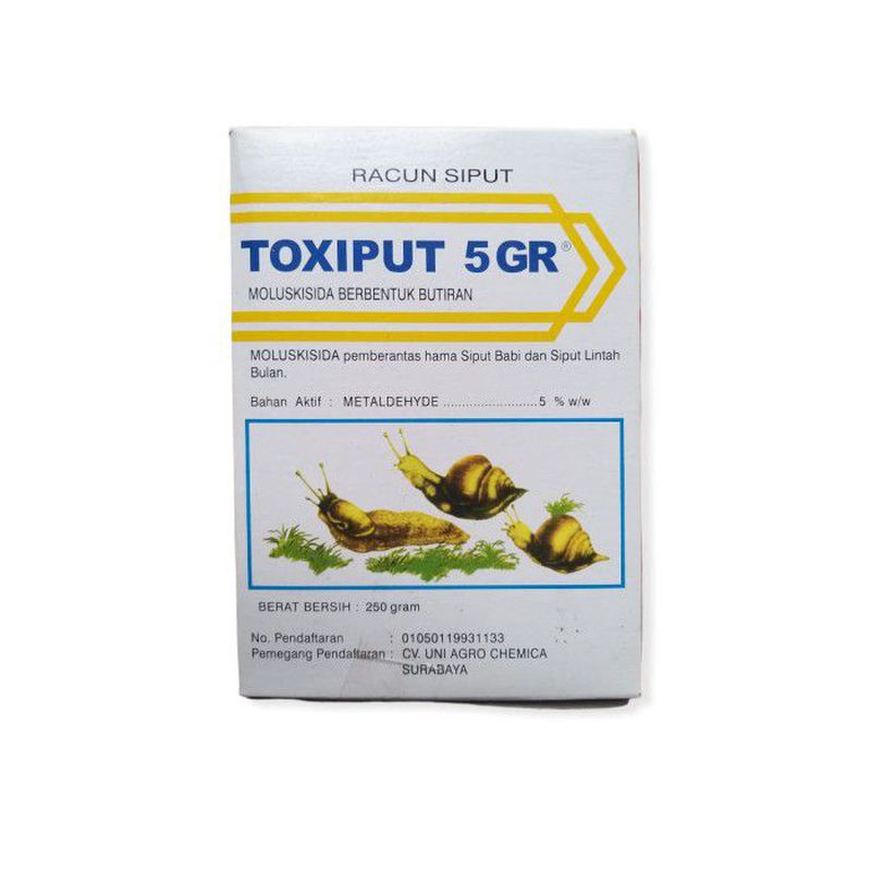 Toxiput 5 GR 250 gram Moluskisida Pembasmi Siput