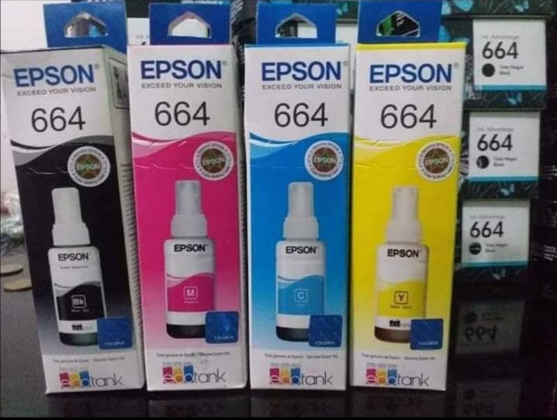 Tinta Epson 664 Original - Biru