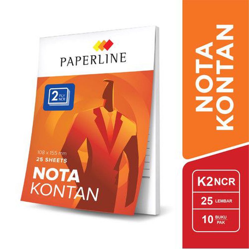 Nota Kontan NCR Paperline Kecil 2 Ply / Nota 2 Rangkap / Nota PPL K2