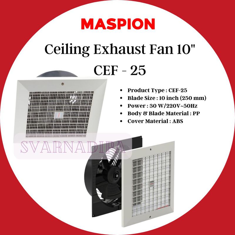 MASPION EXHAUST CEILING FAN 10" CEF 25