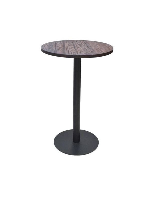 London Elm Meja Bar 70x70x105 Cm - Hitam