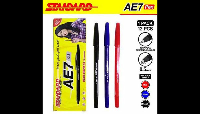 Balpoint Standard AE7 - Biru