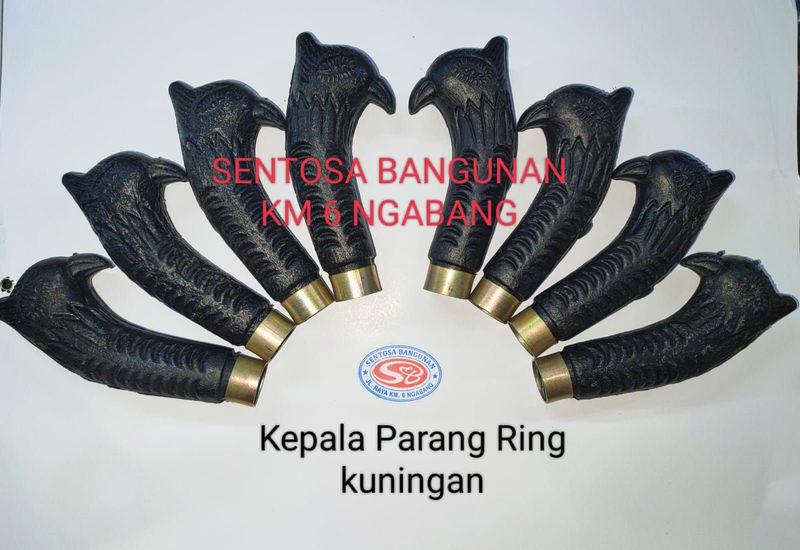 KEPALA PARANG RING KUNINGAN