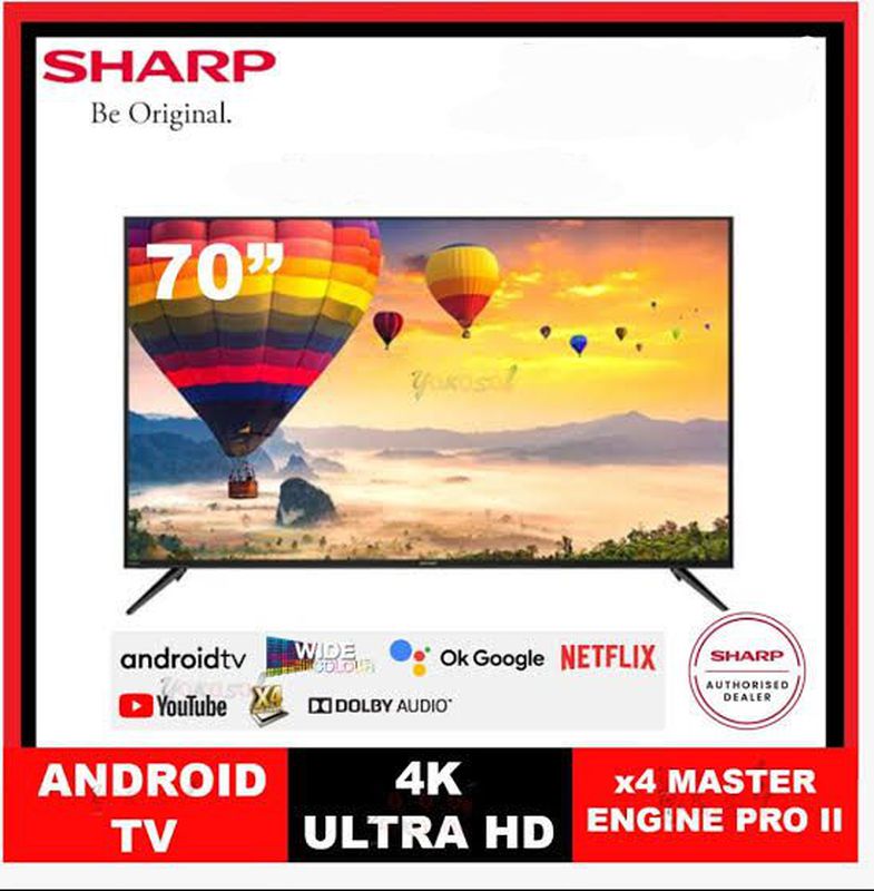 Smart TV 70 Inch 4K UHD with HDR