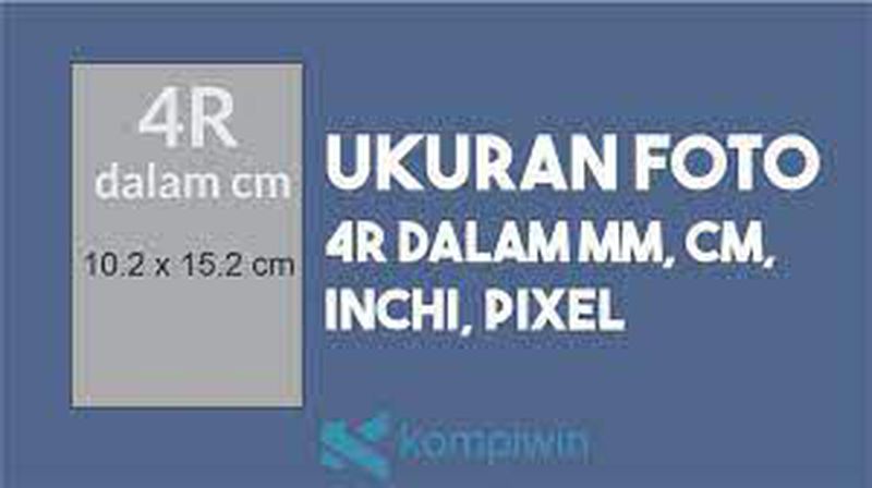 Cetak Foto Ukuran 4R