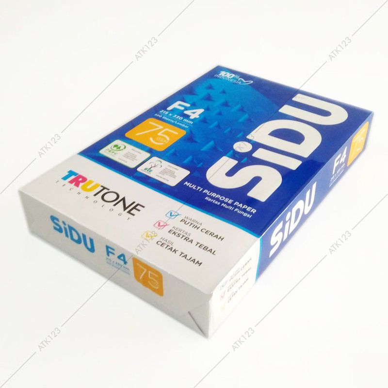 Kertas Folio F4 SIDU 75 GSM