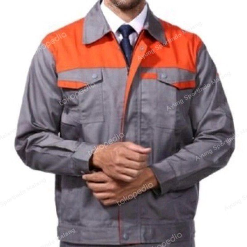 Workwear Baju Seragam Wearpack Lapangan Kerja Semi Jaket Safety OTRAHUM ...