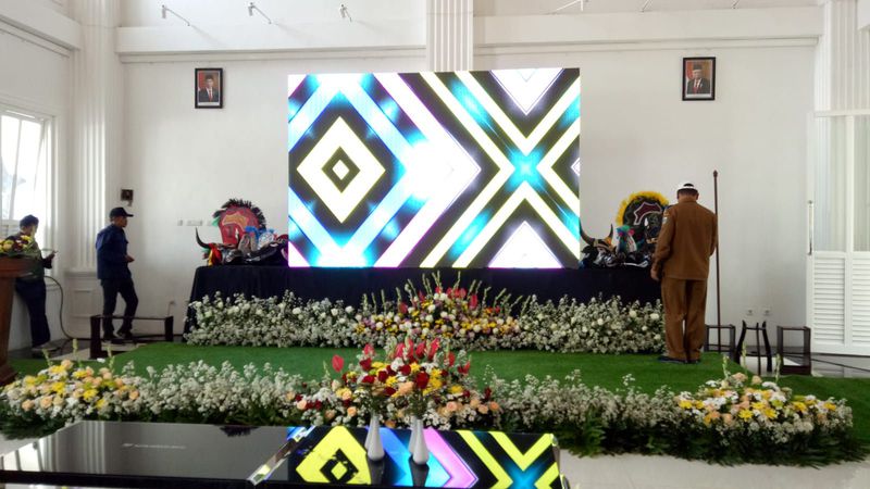 Dekorasi Bunga Pot untuk Panggung - Tanaman Pot