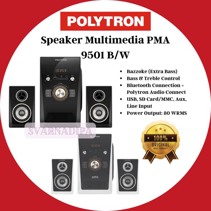 POLYTRON SPEAKER MULTIMEDIA PMA 9501 B/W