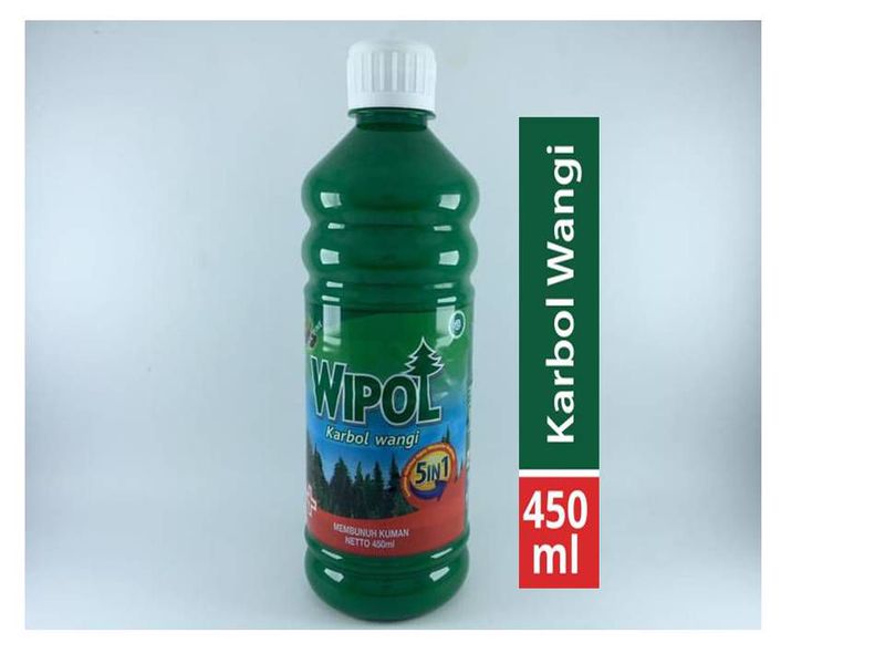Wipol Pembersih Lantai karbor cemara botol 450 ml