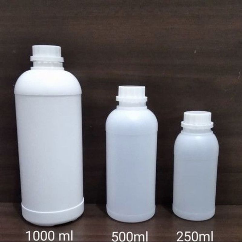 Botol Sample Plastik HDPE 1000 ml, 500 ml