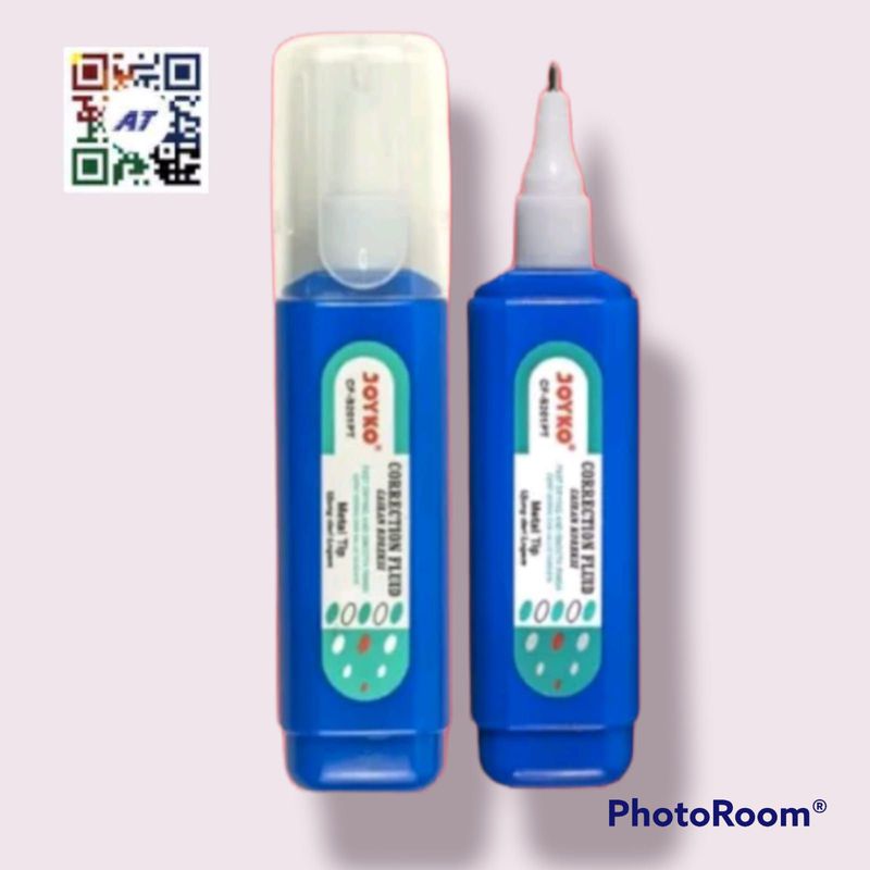 AT Joyko Correction Fluid Pen 1 dus isi 12 pcs