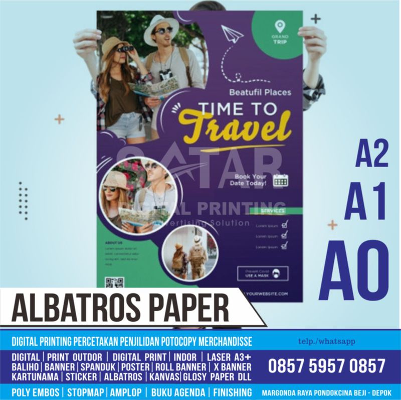 POSTER / PETA ALBATROS PAPER