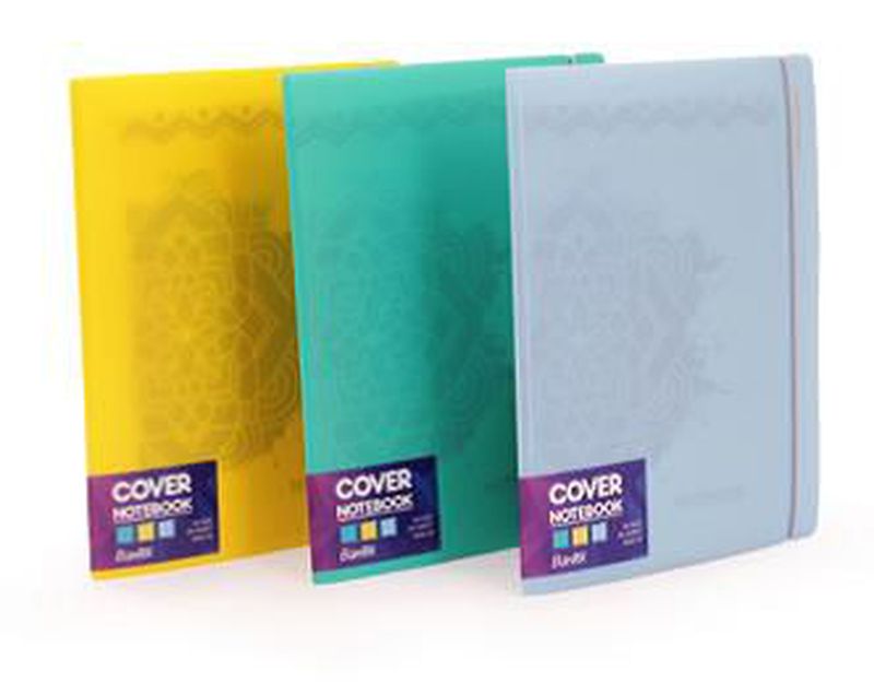 Cover & Refill A5 Notebook- Mandala - Refill Notebook - Sky Blue