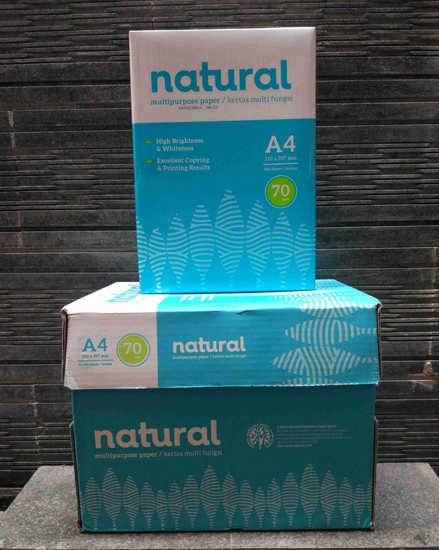 kertas A4 70 gram jenis natural