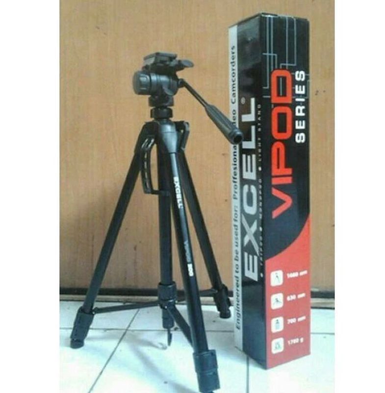 Tripod Excell Vipod dengan Penhead termasuk Tas
