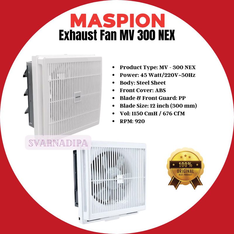 MASPION EXHAUST FAN MV 300 NEX