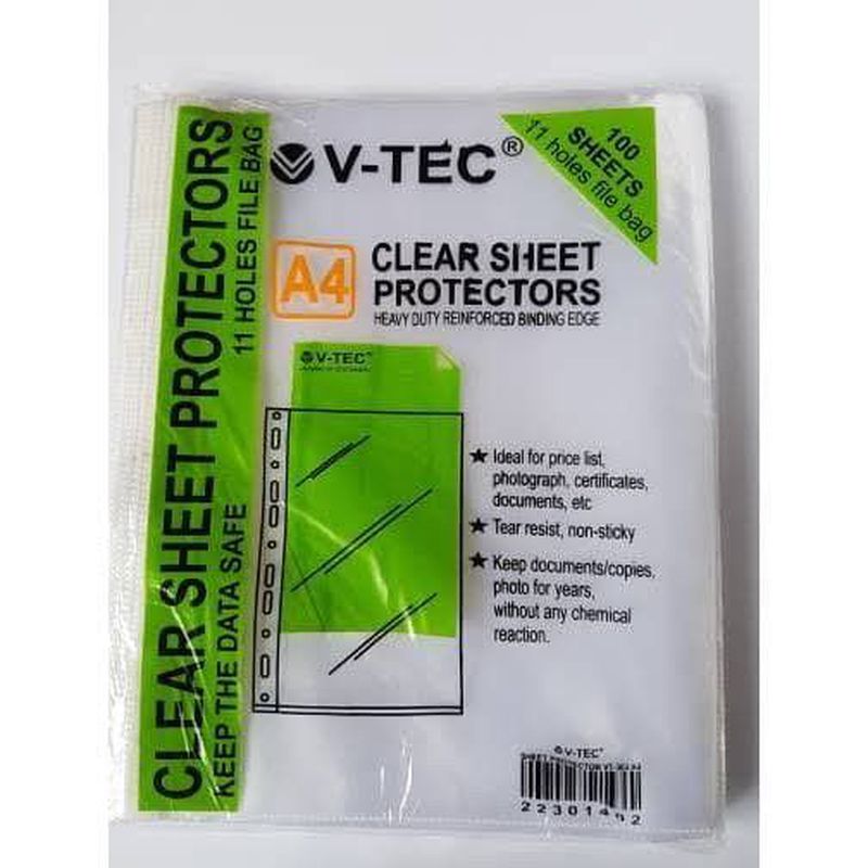 Plastik Pocket File A4 Bantek V-Tec