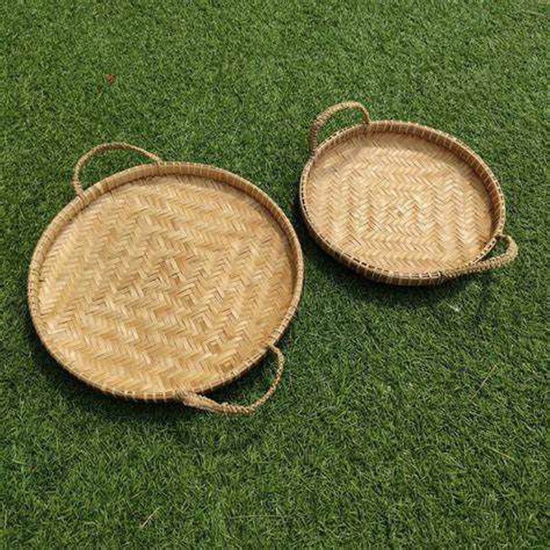 nampan atau tampah bambu