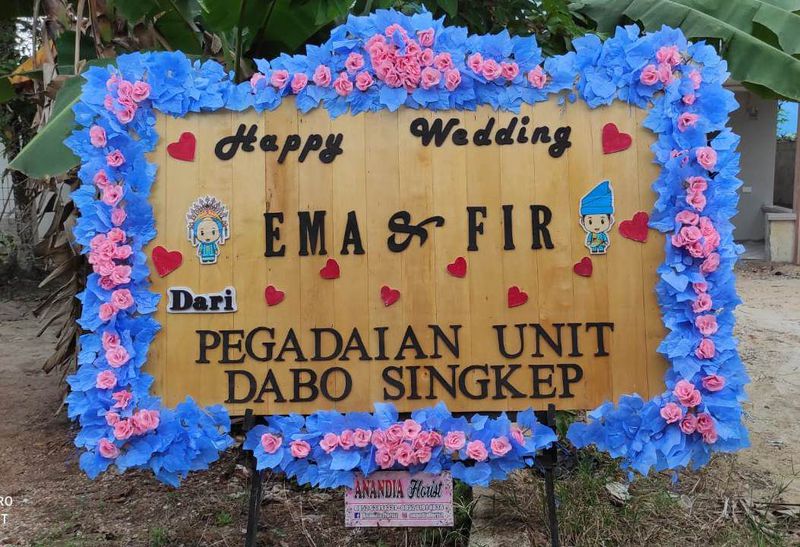 Papan Bunga King Rustik - BEDA UKURAN