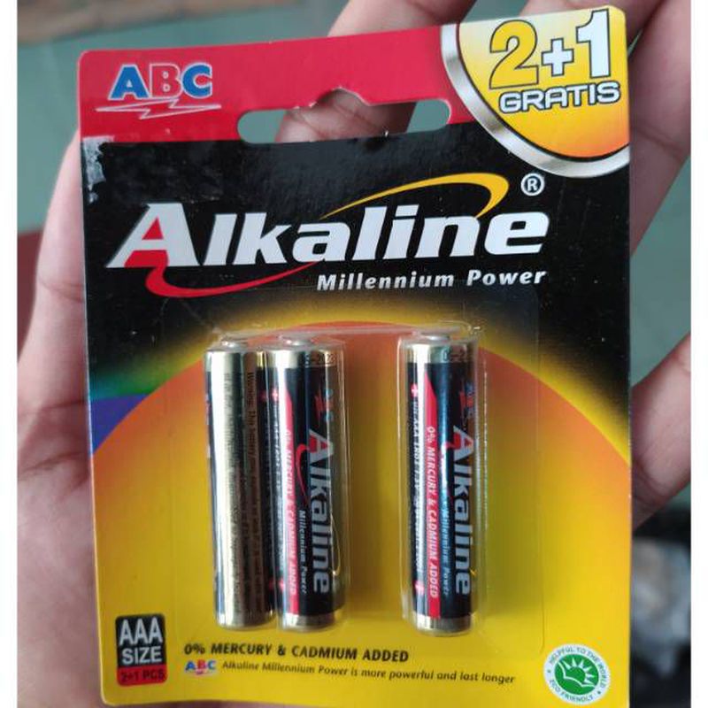 Baterai A3 ABC Alkaline isi 4