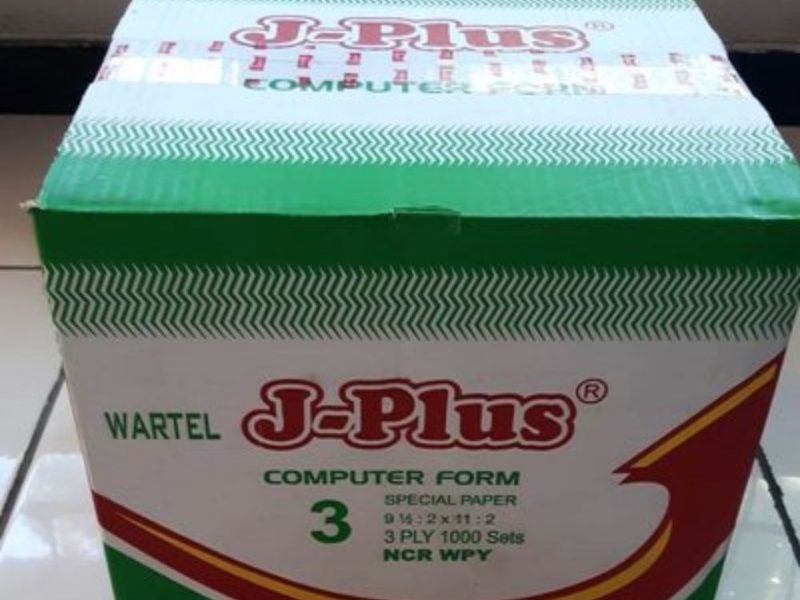 Continus Form 9 1/2 x 11 bagi 2 (3 Ply)