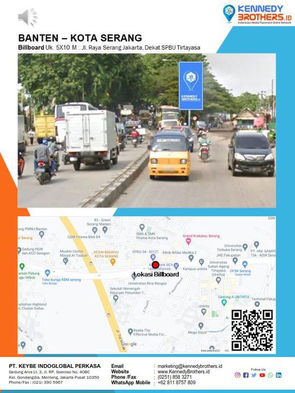 Media Luar Ruang Billboard 5x10 - Jl. Raya Serang Jakarta, Dekat SPBU ...