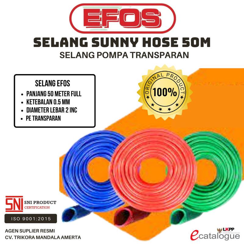 Selang Pompa Air Transparan