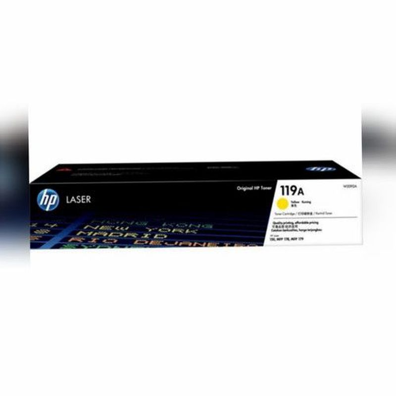 Toner Printer HP Color Laser MFP 178mw Yellow (TONER HP 119 A YELLOW ...