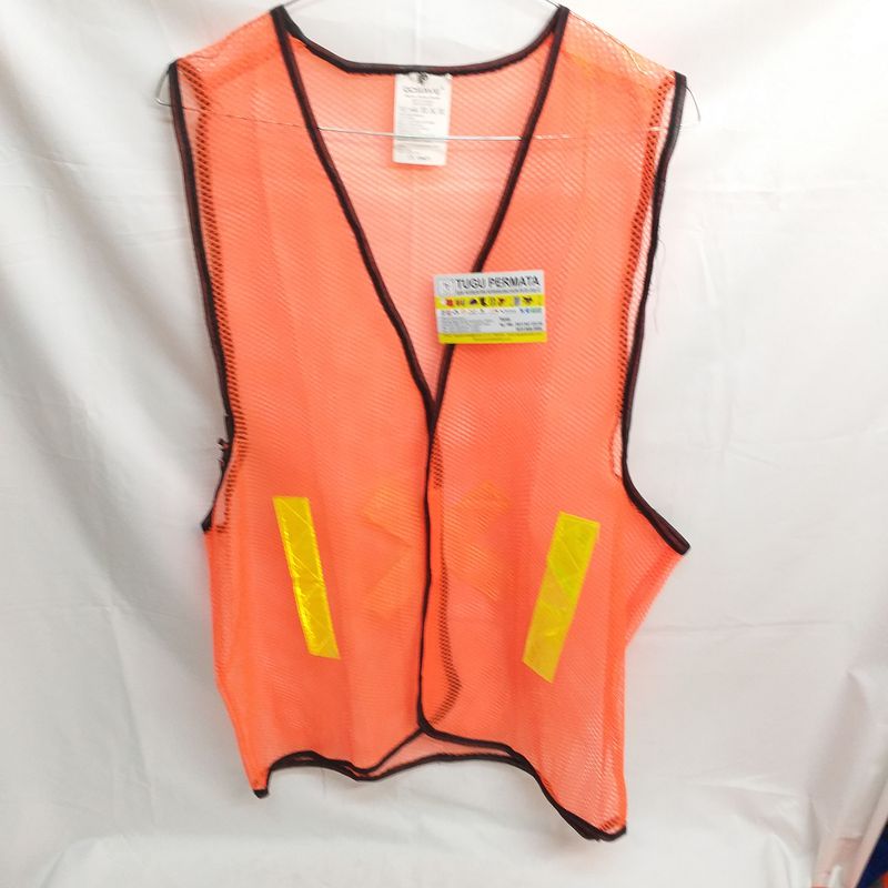 ROMPI SAFETY KERJA PROYEK JARING X HIJAU DAN ORANGE - Hijau