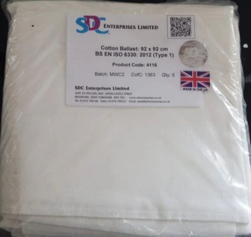 4116 Cotton Ballast; As specified in BS EN ISO 6330; 2012 (Type i)