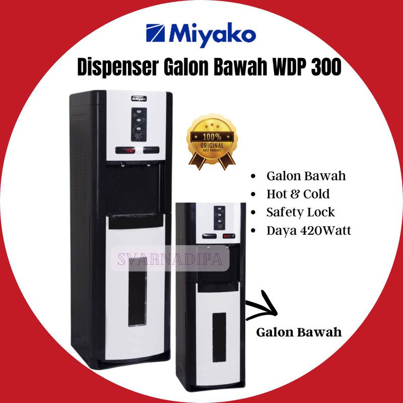 MIYAKO DISPENSER GALON BAWAH WDP 300