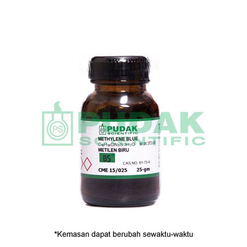 Methylene Blue /Metilen Biru, Serbuk 25 gr-CME 15/025